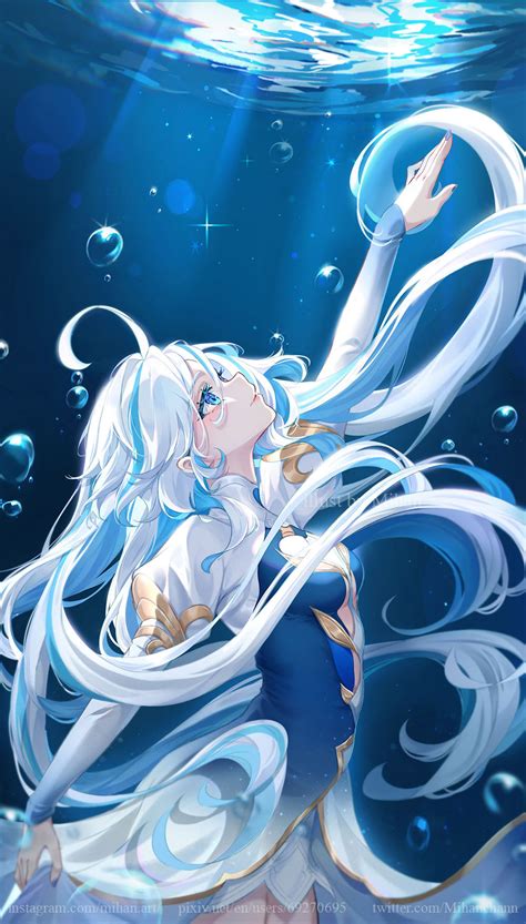 Focalors Genshin Impact Drawn By Mihan Mihan Art Danbooru