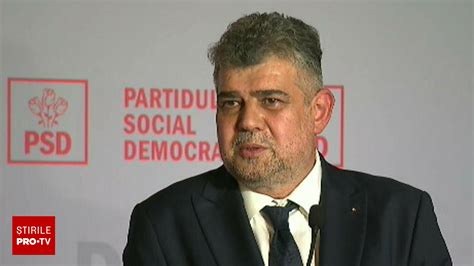 VIDEO Candidatul PSD la Președinția României Marcel Ciolacu spune că