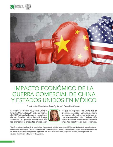 Pdf Impacto Econ Mica De La Guerra Comercial De China Y Estados