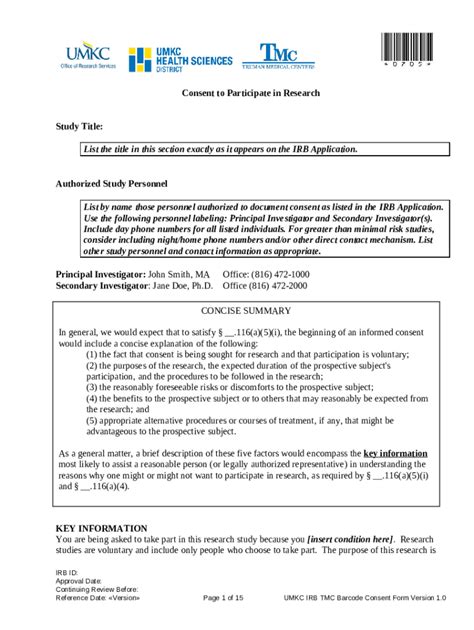Kuali Protocols NEW GuideExpedited Full Board Ors Umkc Doc Template