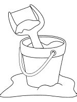 Pail And Shovel Coloring Pages