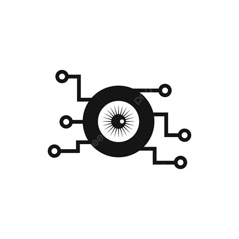 Cyber Eye Vector Design Images Cyber Eye Symbol Icon Simple Style Eye