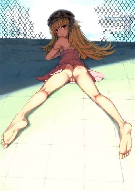 3844231 bakemonogatari shinobu oshino edit observerz monogatari series hentai luscious