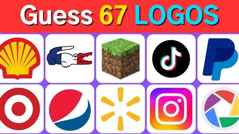 Guess The Logo In 5 Seconds 67 Famous Logos Quiz YouTube