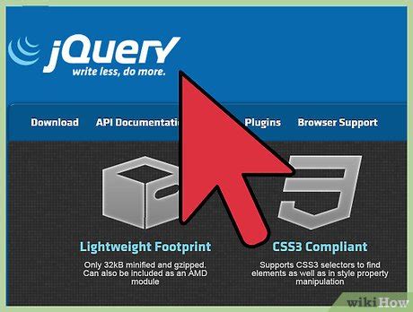 How To Use Jquery On Your Website Steps With Pictures