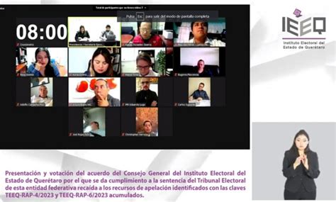 Acata El IEEQ Sentencia Del Tribunal Electoral Sobre Lineamientos En