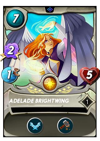 SplinterGuide Adelade Brightwing Splinterlands Card Analysis