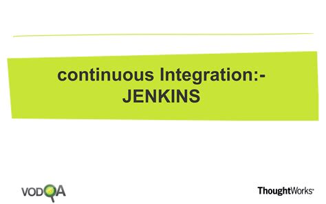 Continous Integration With Jenkins PPT