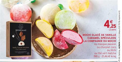 Promo Mochi Glac X Vanille Caramel Sp Culoos La Compagnie Du Mochi