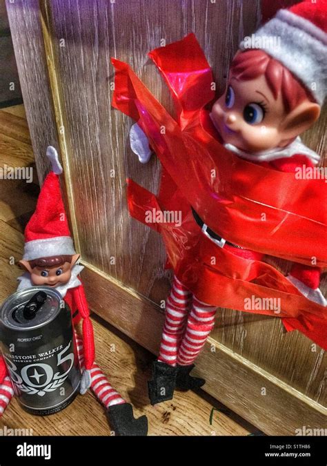 Naughty Christmas Elf High Resolution Stock Photography And Images Alamy