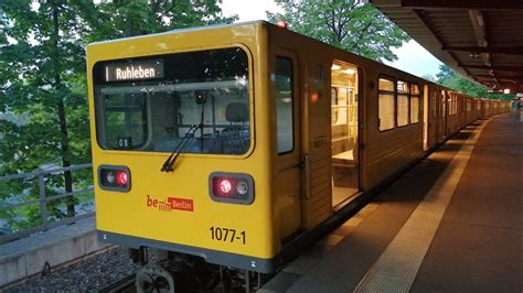 U Bahn Berlin Mitfahrt Von Pankow Bis Ruhleben Im Gi E Auf Der U