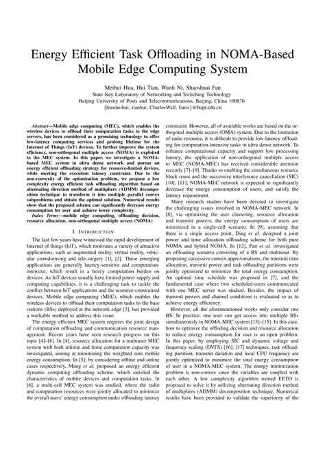 pdf energy efficient task offloading in noma based mobile edge computing system