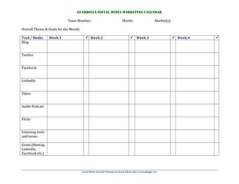 Free Activity Calendar Template For Seniors