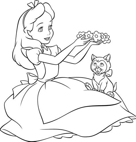 Ausmalbilder Alice Im Wunderland 90 Malvorlagen Zum Ausdrucken