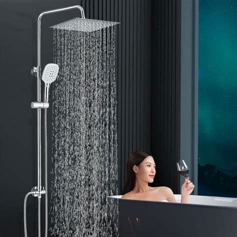 Colonne De Douche Sans Mitigeur Ensemble De Douche Avec 30CM Pomme De