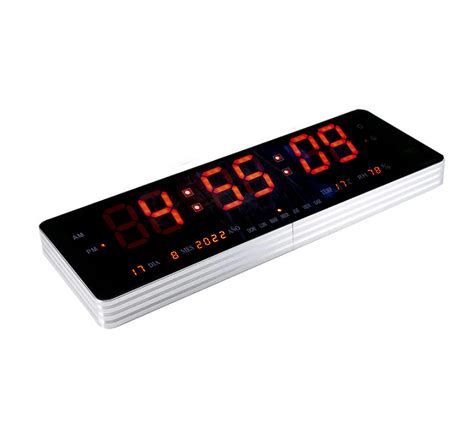 Reloj Digital Temperatura Inteligente De Pared 58 Cm X 21 Cm InTouch Perú