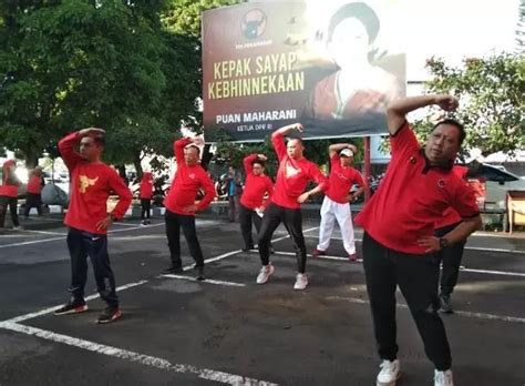 Ratusan Kader PDI Perjuangan Boyolali Pecahkan Rekor Muri Krjogja