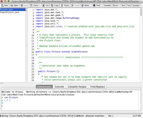 drjava an ide — ap csa java review obsolete