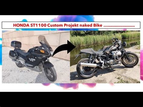 Honda St Pan European Custom Naked Bike Projekt Youtube