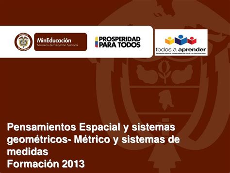Ppt Pensamientos Espacial Y Sistemas Geom Tricos M Trico Y Sistemas
