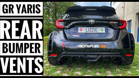 Toyota GR Yaris Rear Bumper Vents YouTube