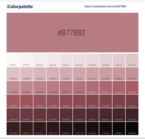 Hex Color Code B B Pantone Tpx Dusty Rose Color