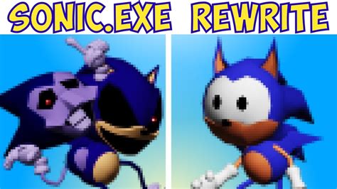 Friday Night Funkin VS Rewrite V2 Sonic EXE Lord X Majin Trinity