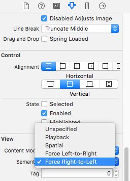 Ios How To Add Image On Uibutton On Right Side And Contentmode Don T