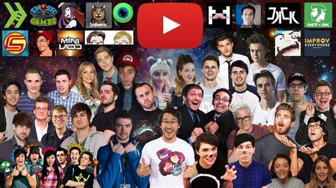 Youtubers Collage Wallpaper