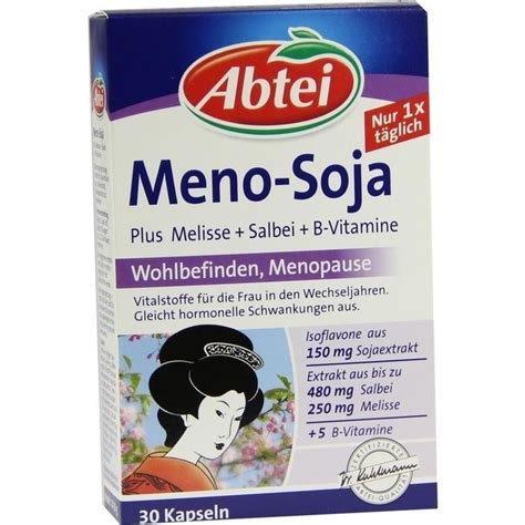 Abtei Meno Soja Plus Melisse Salbei Preisvergleich Apomio De