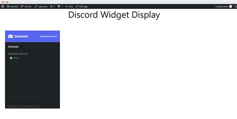 How To Embed Discord Widget Into WordPress In 5 Minutes