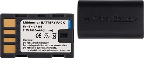 E Yiiviil Batterie De Rechange BN VF808 BN VF808U Compatible Avec JVC