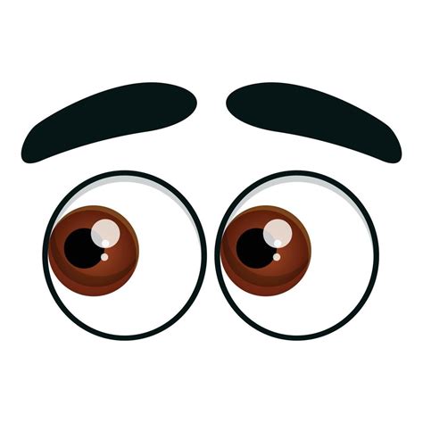 Vector De Dibujos Animados De Ojos Grandes Png Dibujos Animados Ojos