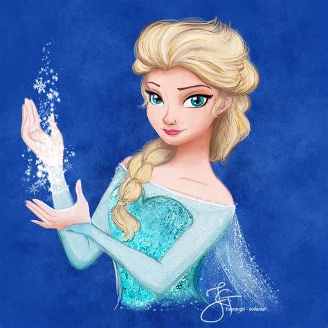 Elsa Frozen Fan Art 37115828 Fanpop