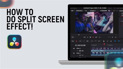 How To Do Split Screen Effect In Davinci Resolve Software Easy YouTube