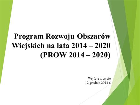 1 LEADER na Mazowszu w Programie Rozwoju Obszarów Wiejskich na lata