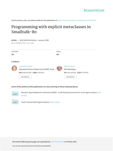programming in with objvlisp smalltalk 80 metaclasses pdf class computer programming