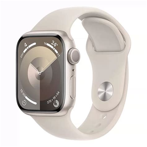 Apple 苹果 Apple Watch Series 9星光色铝金属表壳星光色运动型表带 tmall com天猫