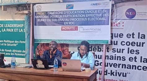 Bukavu Comprendre lévolution du processus électoral en RDC au centre