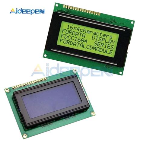 X X Character Lcd Screen Display Module Lcm Blue Yellow