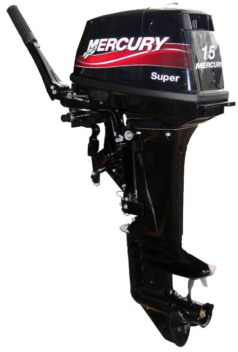 MOTOR DE POPA MERCURY 15 HP 2T MH Super Onda Boat Lanchas Novas E