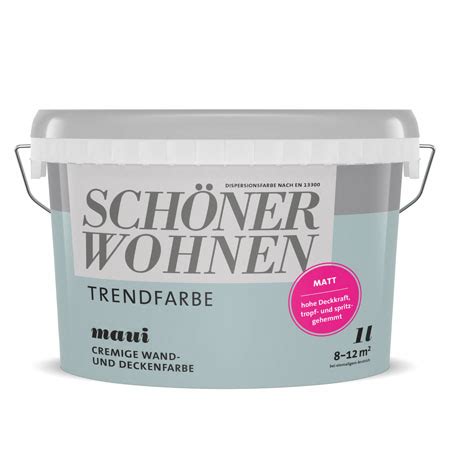 SCHÖNER WOHNEN FARBE Trend farbige Decken