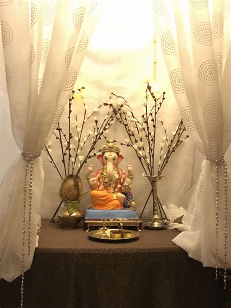 Diy Recycling Ganpati Pooja Decoration Ideas Hobby Lesson