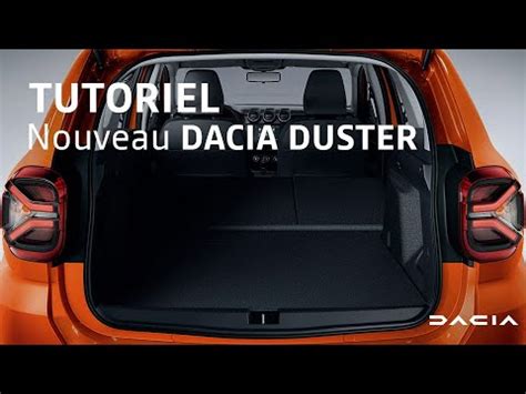 NOUVEAU DACIA DUSTER Modularité des sièges et des banquettes DACIA