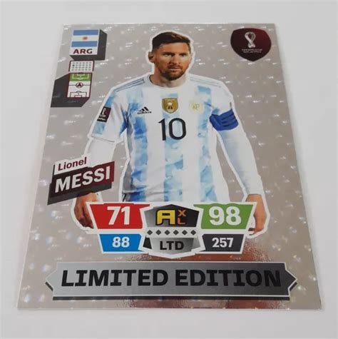 Lionel Messi Carta Adrenalyn Xxl Limited Mundial Qatar 2022 En Venta En
