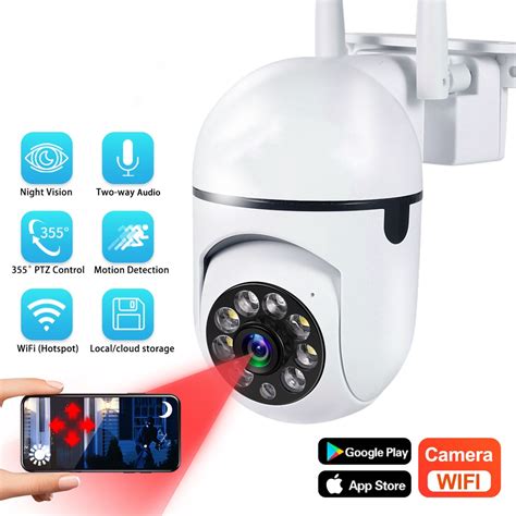 C Mera Ip Wi Fi Speed Dome Full Color Night Vision Inteligente Ime
