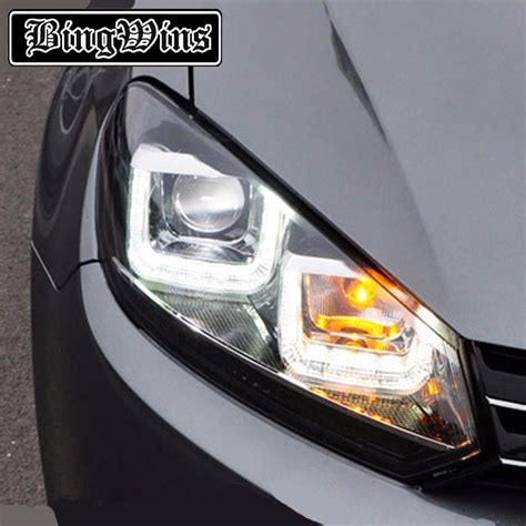 Car Headlamp For VW Golf 6 Headlights 2009 2013 Golf6 Led Headlight Led