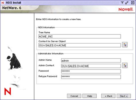 Novell Documentation Netware Setting Up Novell Edirectory