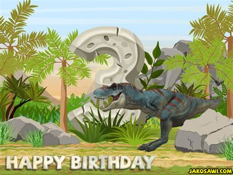 Jakosawi Gratis Wenskaarten E Cards Year Dino Trex