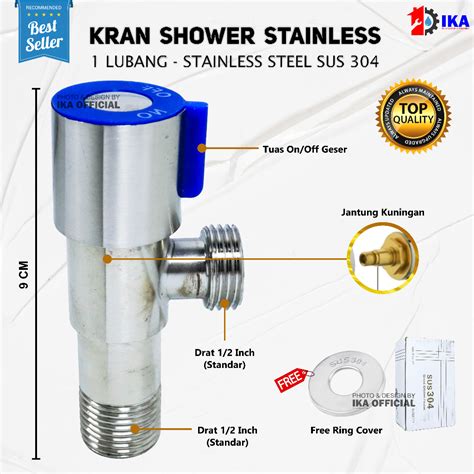 Jual Jet Shower Set Full Stainless SUS 304 Kepala Washer Semprotan